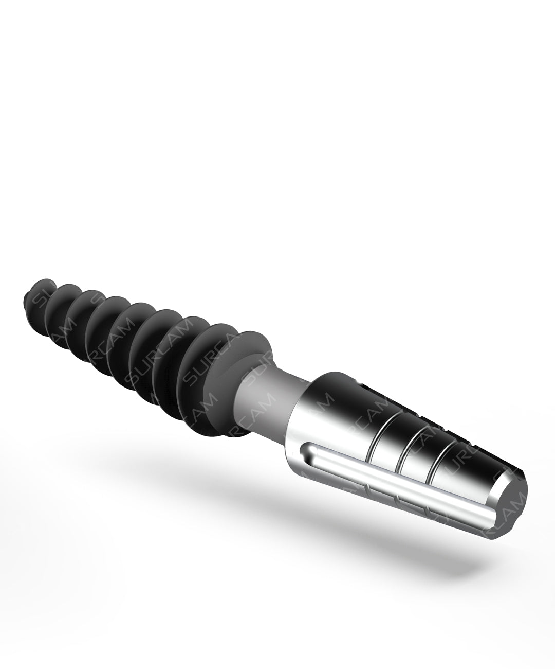 Compressive Dental Implant One-Piece, Bendable Neck | Surcam